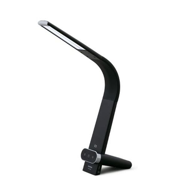 ●電源…AC100V●光源…LED/電球色〜昼光色（2700〜6500K）●明るさ…700lm●高さ…345mm●重量…1100g●セード長(mm)…205●コード長…1.8m●色…黒●材質…ABS樹脂●USB出力…DC5V 1.5A※ワイ...
