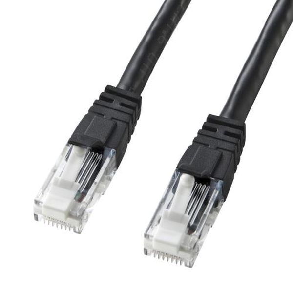 ●カテゴリー…6準拠●コネクタ形状…RJ45●長さ(m)…1●直径…6.4mm●カラー…ブラック●曲げても折れないナイロン製ツメと弾力性に優れたPVC（ポリ塩化ビニル）製ツメ折れ防止カバー、性能が見える透明構造ポリカーボネートコネクタで、信...