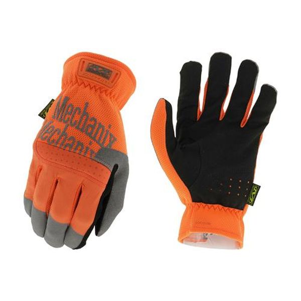●シリーズ…FastFit●サイズ…L●全長(mm)…240●掌周り(mm)…220●中指長さ(mm)…90●カラー…ハイビズオレンジ●厚み(mm)…0.6●材質…手の平：合成皮革、手の甲：ニット生地●規格…EN388　2111X●手首を包...