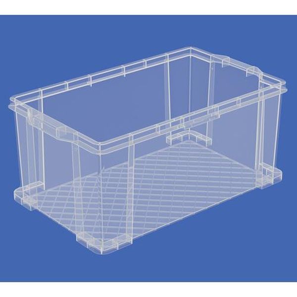 ●商品名…エコンボックス#75H●容量…68.9L●外寸(mm)…702×414×306●内寸(mm)…629×374×300●有効内寸(mm)…618×363×292●材質…ポリプロピレン●色…透明●重量(g)…1940●透明性の高い素材...