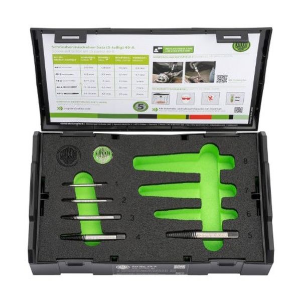 ●セット点数…5本組●…適合サイズ / 全長・M3〜M6 / 51mm・M6〜M8 / 58mm・M8〜M11 / 65mm・M11〜M14 / 72mm・M14〜M18 / 79mm●材質…クロムバナジウム鋼●総重量…530g●頑丈なクロ...