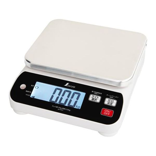 ●秤量…30kg●最小目盛…0.02kg●最小秤量…0.08kg●機能…オートパワーオフ、バックライト、風袋引き●電源…単2電池×4本（付属）または、ACアダプター（別売）●サイズ…250(W)×223(D)×80(H)mm●載皿サイズ…2...