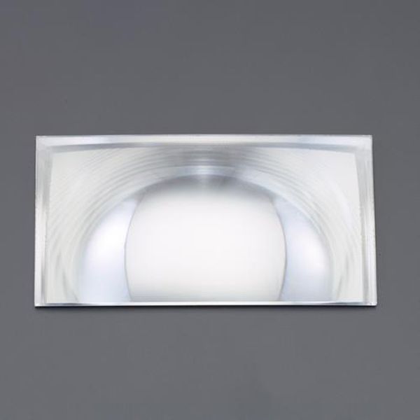 ●サイズ(mm)…135×80×3.0●見える範囲…上下約130°、　左右約160°●材質…アクリル、アルミ真空蒸着メッキ●平面●屋内専用●店舗での来客の確認。駐車場出入口・エレベータでの防犯・安全確認。●裏面両面テープ付●振り向かずに安全...