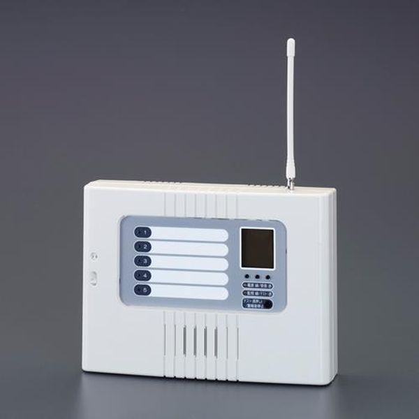 ●電源…AC100VまたはDC10〜30V●送信機登録台数…60台●サイズ…240×54×170（H）mm●アンテナ長…138mm●消費電力/消費電流…5W/または350mA以下●受信距離…約100m(見通し距離)●警報総合出力…無線圧接点...