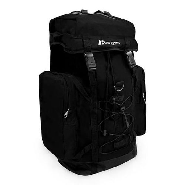 ●サイズ(W×D×H)mm…343×203×610●容量…48L●色…黒●材質…ポリエステル(600デニール)●重量…1.5kg●中型サイズのハイキングパックです。●メイン収納はスナップバックルで固定出来ます。●ジッパー付きサイドポケット(...