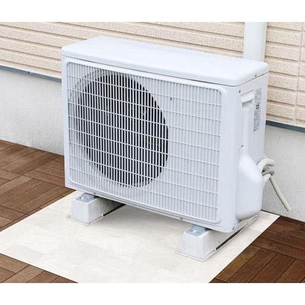 ●サイズ(mm)…900×900●材質…表面：塩化ビニル樹脂、中間層：特殊ガラス繊維・塩化ビニル樹脂・裏面：ポリエステル●太陽光の熱を反射させ、室外機周辺の地面の温度の上昇を抑えます。●太陽光を約75%反射●外からの熱を抑えて室内の冷房効率...