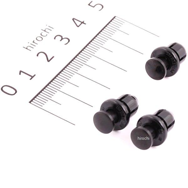 ・寸法 ホンダ type B φ8・入数 : 3 ヶ・材質 : ナイロン製 / ブラック0900-005-03020楽天 JP店　