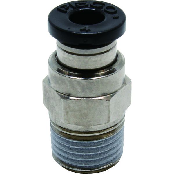 ・機種により取付け後、チューブの取出角度が変えられます。・条件により、水を流すことも可能です。・機種を豊富に取り揃え、あらゆる空気圧配管に対応します。・接続口径：R1/8・六角対辺(mm)：10・使用流体：空気、水(条件あり)・適合チューブ...