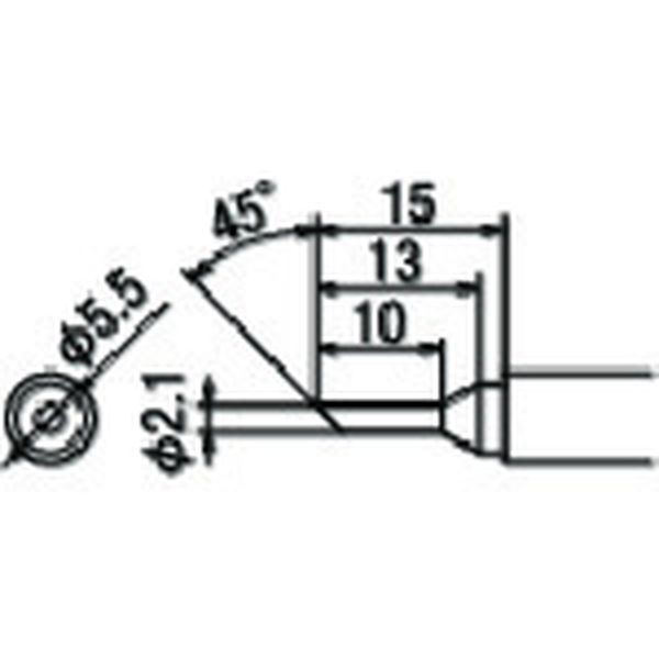 ・品名：替えこて先・コテ先名称：φ2.1mm・適合機種：PX-201、PX-335、PX-338、PX342・生産国 日本・JANコード 4975205560979・質量 9g・コード：305-9669 ・品目：PX2RT2CPX-2RT-...