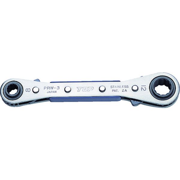 ・本体プレートはステンレスを使用し、強度抜群です。・本締め可能です。・1丁で4サイズに対応します。・際立つ軽さの強化プラスチックを採用しています。・対辺寸法(mm)：5.5×7、6×8・全長(mm)：115・厚さ(mm)：11・セット内容(...