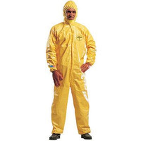 ・タイベック[[(R)]]に特殊コーティングを使用しています。・多くの無機化学薬品に対する透過耐性があります。・粒子の侵入を100%シャットアウトします。・無機化学薬品取り扱い現場。・ダイオキシン、焼却炉内高圧洗浄作業。(耐水圧2000mm...