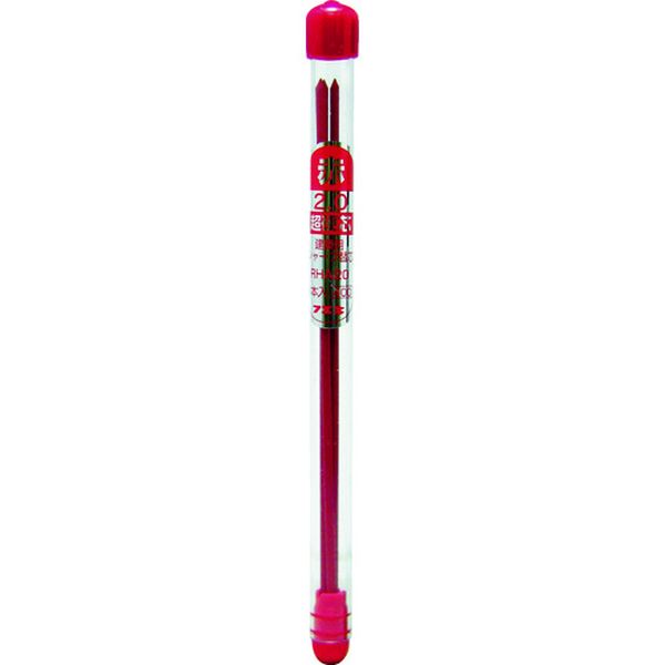 ・建築用シャープペンシル2.0mm専用の替芯です。・折れにくく、水濡れ、高温にも強い2mm超硬芯を使用しています。・木材・コンクリートなどへの筆記も可能です。・工業用素材・部品へのマーキング用に。・色：赤・奥行(mm)：11・高さ(mm)：...