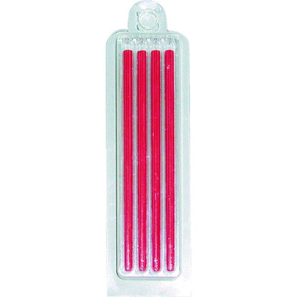 ・ソフトカラー鉛筆ホルダー専用の替芯です。・工業用素材・部品へのマーキング用。・色：赤・芯径(mm)：3.8・奥行(mm)：11・高さ(mm)：136・幅(mm)：11・筆記線幅(mm)：1〜3・生産国 日本・JANコード 49025616...