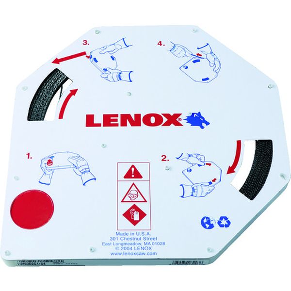 ・ステンレスでもサクサク切削できるコンターマシン用替刃です。・LENOX独自のVARI-TOOTHピッチは、切削による振動と騒音を減少させバンドソーの寿命を延ばします。・バイメタルバンドソーを世界で最初に開発した、アメリカのバンドソーメーカ...