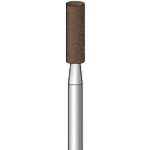 ・振れ精度を極めて小さく抑え、振動ビビリの少ない精度の高い砥石です。・一般鋼材、ステンレス鋼、生鋼材、鋳物等の粗研削に。・粒度(#)：80・形状：円筒・外径(mm)：4・幅(mm)：13・軸径(mm)：3・最高使用回転数(rpm)：1050...