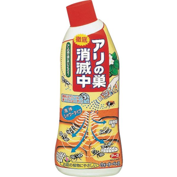・液剤に直接触れたアリも、微粒子ゼリーを食べたアリも「接触＋食毒」のダブル効果で駆除できます。・使いやすい液体シャワータイプです。・アリ用殺虫剤。・タイプ：アリ用・容量(ml)：500・雑品です。・生産国 日本・JANコード 4901080...