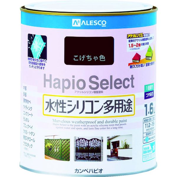 ・耐候性、耐久性に優れたアクリルシリコン樹脂を配合しています。・乾燥が早く、サラッとした滑らかな仕上がりです。・屋内外の木部、鉄部、コンクリート、新生瓦、発泡スチロールなどのプラスチック面。(ポリエチレン、ポリプロピレンなどは除く)・色：こ...