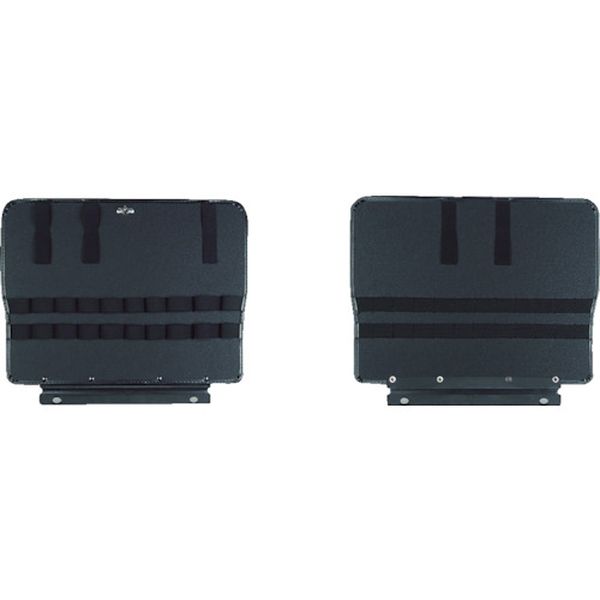 ・有効内寸470×360mmのツールケースに取付可能です。・色：ブラック・外形寸法(mm)間口：470・外形寸法(mm)奥行：360・外形寸法(mm)高さ：360・形状(表側)：ゴムバンド26本・ターンバックル1個・形状(裏側)：ゴムバンド...