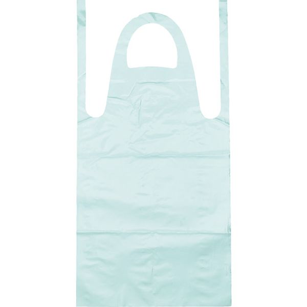 ・帯電防止効果のあるポリエチレン製のエプロンです。・自己発塵が少ないため、低発塵性に優れています。・静電気の発生を嫌う精密、電子部品の組立て。・静電気火災の可能性がある作業。・色：透明・サイズ：フリー・幅(mm)：650・全長(mm)：13...