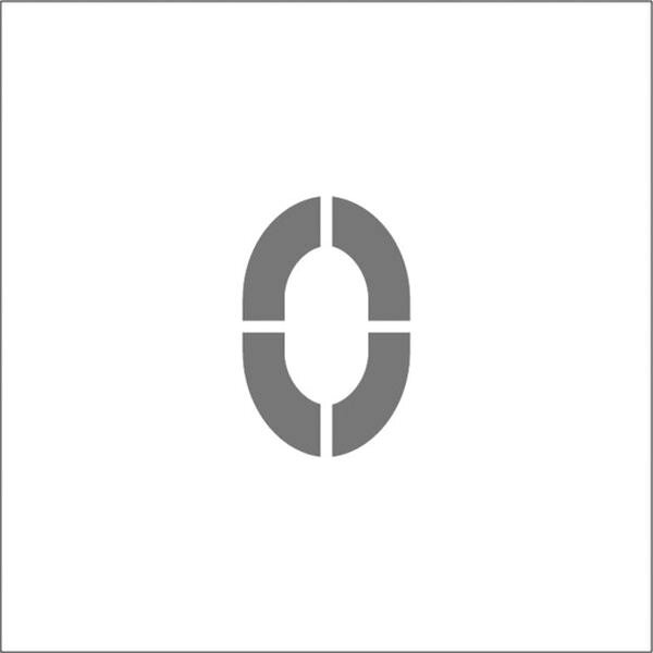 ・吹付用のステンシルプレートです。・マグネット製のため、対象物に引っ付くので綺麗な吹付ができます。・鉄板などの、マグネットが使える対象物への吹付に。・表示内容：0・文字サイズ(mm)縦：100・文字サイズ(mm)横：65・プレートサイズ(m...