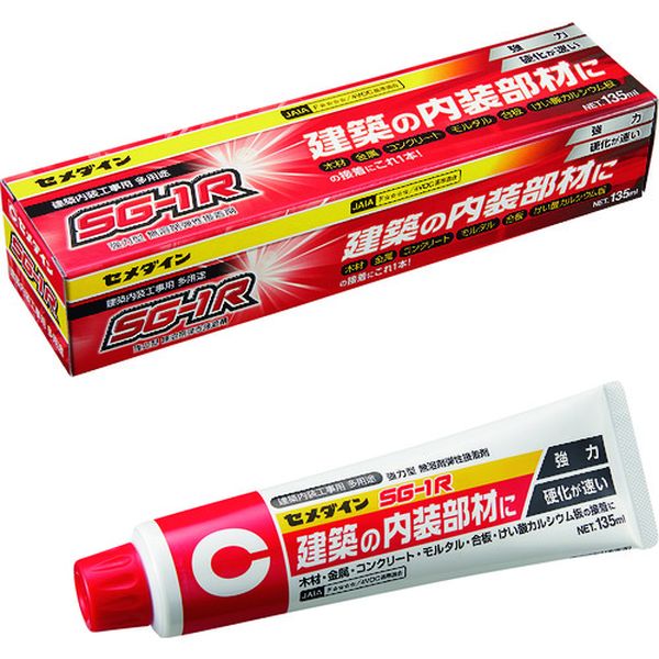 ・多用途に使える内装用接着剤です。・使いやすい速硬化です。・垂直面でも使いやすいタレどめタイプです。・臭いが少ない無溶剤型です。・日本接着剤工業会 JAIA F☆☆☆☆規格品、4VOC基準適合品です。・内装工事造作作業に。・壁材、木レンガ、...