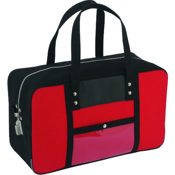 ・擦り切れに強く、耐久性に優れた帆布生地を使用したボストンバッグです。・ダイヤル錠とバッグが一体となったタイプです。・任意の開錠番号への設定可能な可変式で、キーの管理が不要です。・ポケット上部には時間指定等のシールを貼るためのスペースがあり...