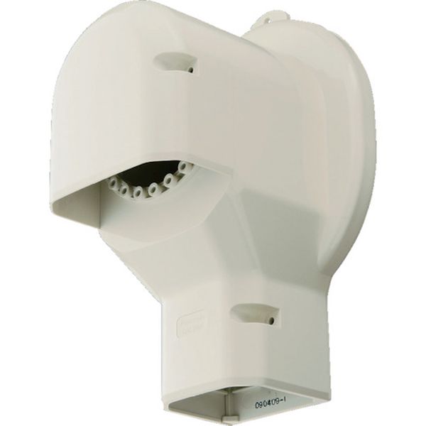 ・被覆銅管を壁面から引き出す部分に使用する化粧カバーです。・排じん・換気機能付エアコン用です。・ウェザーキャップ部は15°ピッチで調整可能で、ビスで固定します。・エアコン配管化粧カバー。・色：ブラック・型：60型・奥行(mm)：126・幅(...