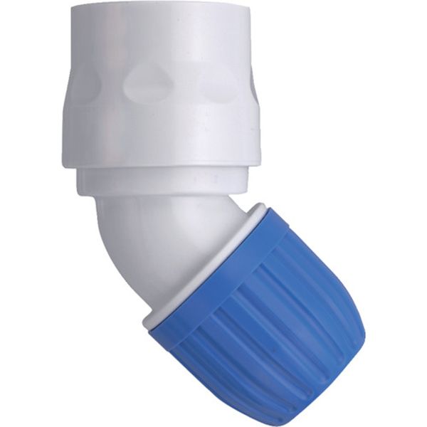 ・ニップルとの組み合わせで耐圧ホースをつなぎます。・ホースの角度を45度変えることができます。・ホースとニップル接続用。・適合ホース内径(mm)：12〜15・適合ホース外径(mm)：21まで・高さ(mm)：76・適合ニップル：タカギ製ニップ...