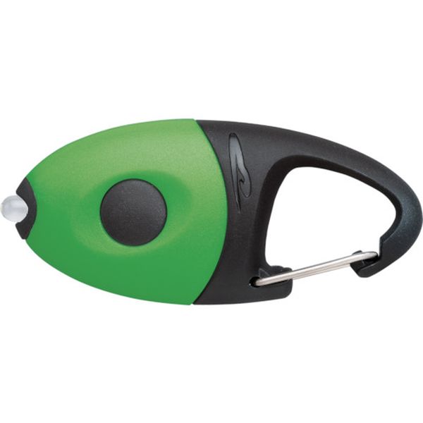 ・明るさ3段階切替式です。・カラビナ部分を脱着できます。・クリップを付け替えれば帽子のつば部分に取り付けられます。・明るさ(lm)：10・色：グリーン・全長(mm)：70・最大点灯時間：36時間・電源：リチウムボタン電池CR2016(2個)...