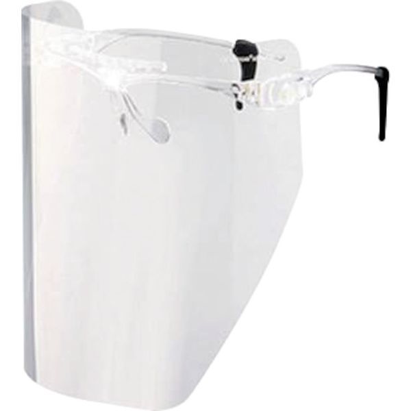 ・レンズは交換が可能で、くもり止め処理がされています。・眼鏡の上からでも装着可能です。・ノーズパッドは脱着可能です。・レンズ色：クリア・テンプル色：ホワイト・幅(mm)：248・高さ(mm)：35・レンズ厚(mm)：0.2・防傷加工：○・ノ...