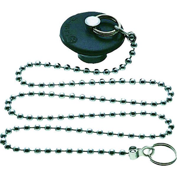 ・浴槽用排水栓金具の上面と内径側面の両方で止水します。・長さ(mm)：670・許容排水口径(mm)：25〜28・鎖玉径(mm)：4.5・D(mm)：28・d(mm)：20・H(mm)：17・片側丸カン付・ステンレス・EPDM樹脂・生産国 日...