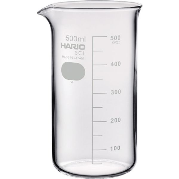 ・背が高く細長い形状なので持ちやすく、加熱時の液体の吹きこぼれや蒸発を抑えます。・注ぎやすく液だれしにくい注ぎ口です。・乾熱滅菌や、オートクレーブに。・熱湯、電子レンジで使用。・精密な分析や、薬品(劇薬など)に。・容量(ml)：500・目盛...