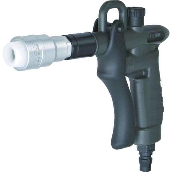 ・左右に振ることなくブローイングができるので、時間短縮で省エネに効果的です。・洗浄後の水切り作業等、広範囲へのエアーブロウに。・ノズル長(mm)：61.5・ノズル口径(mm)：最小Φ2.5・ノズル取付口：M14×1.0・エア取付口：G1/4...