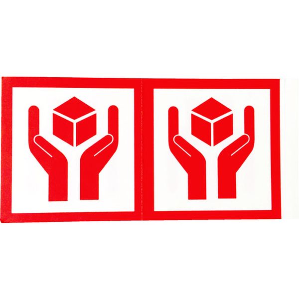 ・荷物に貼って注意喚起に使用します。・ミシン目付きです。・表示内容：取扱注意・縦(mm)：58・横(mm)：115・シールタイプ・1組(1シートに表2枚・裏2枚の合計4枚×10シート)・シートの間に透明剥離シート有り・紙・生産国 日本・JA...