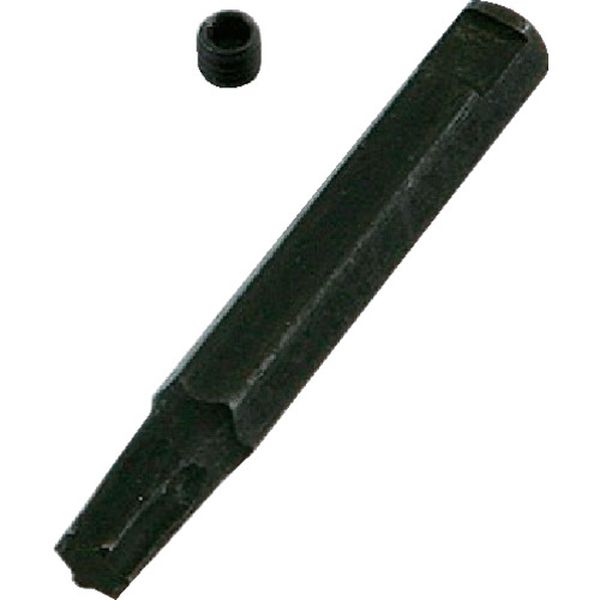 ・六角穴付き止めねじ付きです。・ビット交換時にはタイプAの場合は2mm、タイプBの場合は2.5mmのヘキサゴンレンチが必要です。・交換用ビット・呼びNo.：T10・対辺寸法(mm)：6.3・全長(mm)：41・タイプ：A・ソケット側寸法(m...
