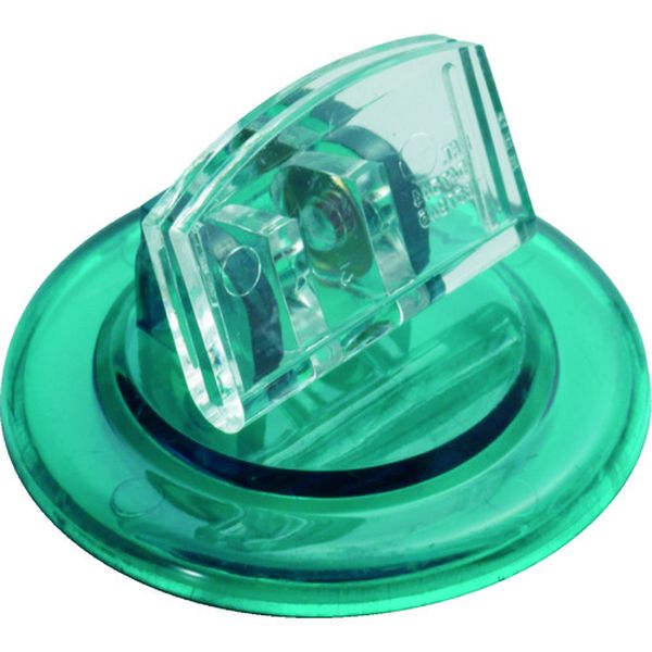 ・リクライニング可動式のカード立てです。・店舗&オフィス用。・色：クリアグリーン・幅(mm)：φ40・奥行(mm)：40・高さ(mm)：22・挟口寸法(mm)：25・縦(mm)：40・横(mm)：22・タイプ：PS樹脂・ポリスチレン(PS)...