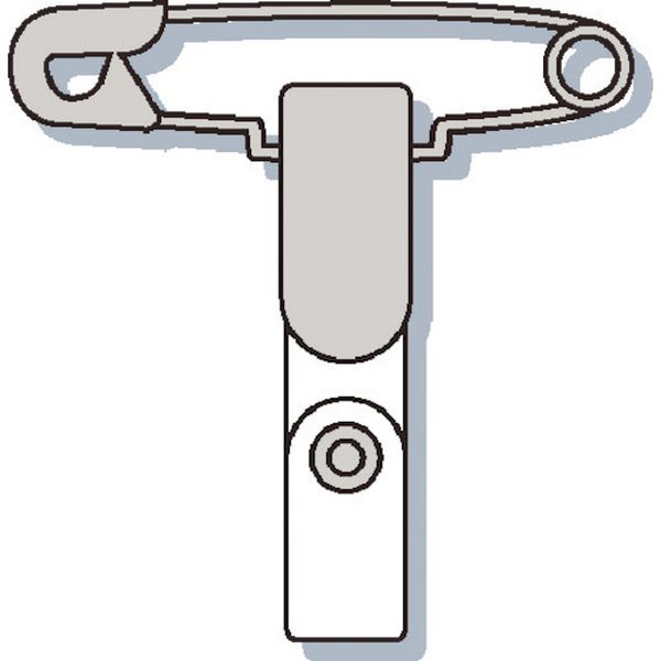 ・e腕章用の安全ピンです。・ズレが気になる方はご使用ください。・e腕章のズレが気になる場合に。・色：白・縦(mm)：55・横(mm)：11・バンド部分:ポリエチレン(PE)・ピン部分:スチール・生産国 日本・JANコード 458028463...