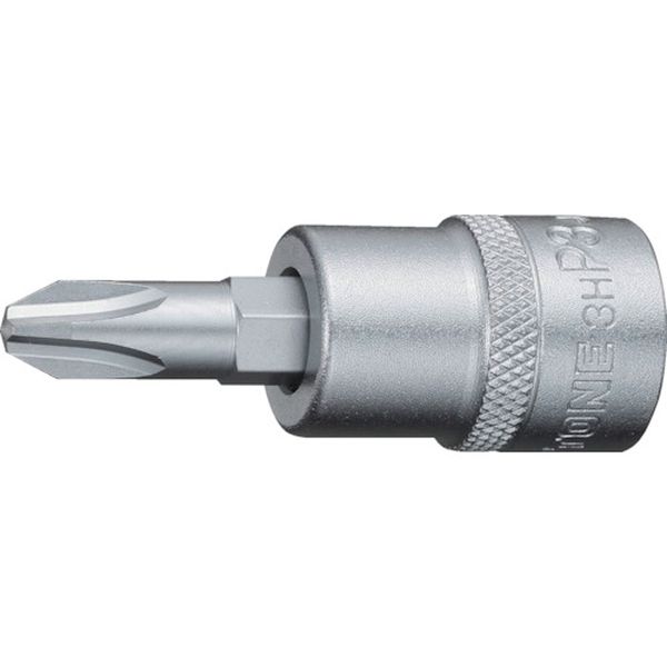 ・ラチェットハンドルなどに取り付けて使用することにより、マイナス(-)ねじ、プラス(+)ねじの締め付け、緩めができます。・刃先：［［＋］］No.3・差込角(mm)：9.5・全長(mm)：53・構造用鋼・生産国 日本・JANコード 49534...