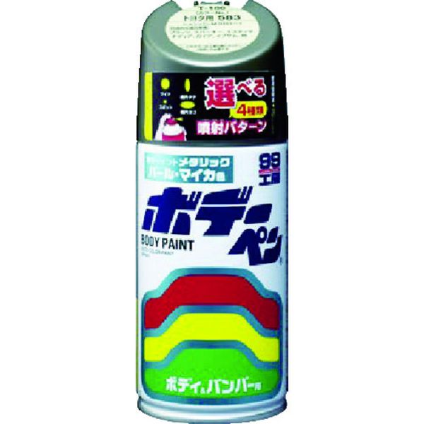 ・車の焼付塗装に迫る性能を持つ、ストレートアクリル樹脂塗料です。・バレー式ボタン採用で、楽にキレイにスプレーできます。・ワイド＆スポットとタテ＆ヨコの4パターンスプレー機能により、大小様々な補修に便利です。・自動車ボディー・樹脂バンパー・金...
