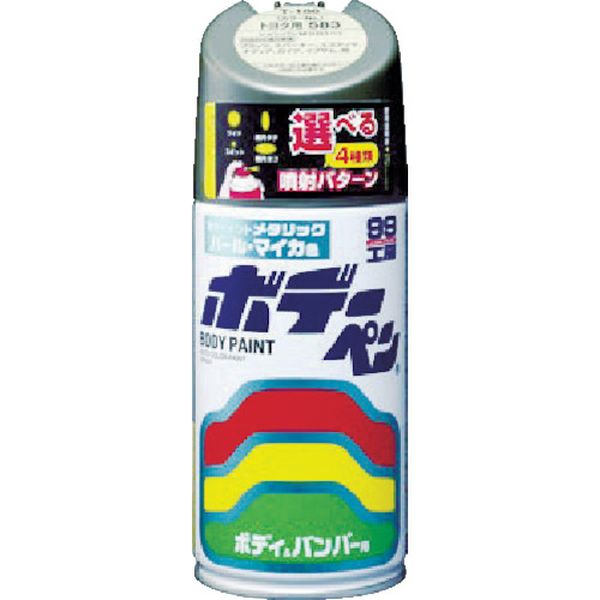 ・車の焼付塗装に迫る性能を持つ、ストレートアクリル樹脂塗料です。・バレー式ボタン採用で、楽にキレイにスプレーできます。・ワイド＆スポットとタテ＆ヨコの4パターンスプレー機能により、大小様々な補修に便利です。・自動車ボディー・樹脂バンパー・金...