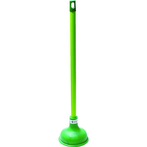 ・カップ部に塩化ビニール樹脂を使用しているので、耐久性に優れています。・流し、風呂、便器など水回りの排水口のつまりを解消します。・幅(mm)：130・長さ(mm)：575・色：グリーン・サイズ：大・柄：スチールパイプ(塩化ビニール被覆)・カ...