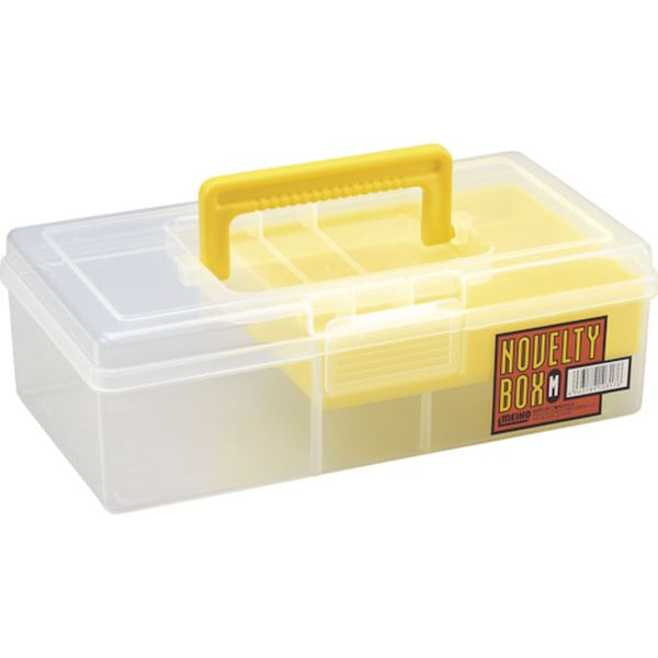 ・カッターナイフやドライバーなど、ちょっとしたライトツール入れに最適です。・中皿は取り外し可です。・現場・家庭での小型ツール、ライトツールの収納・色：クリア/イエロー・外形寸法(mm)間口：270・外形寸法(mm)奥行：147・外形寸法(m...