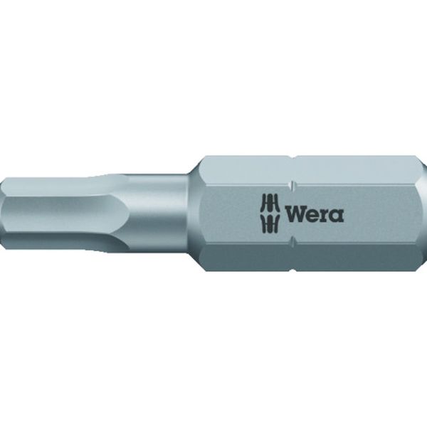 ・頑強なビットで、鉄板や金属板の加工に最適です。・Wera独自のHex-Plusと呼ばれる面接触構造により、六角ねじ穴の内側を傷めることなく、ねじの寿命を延ばすことにも貢献します。・全長(mm)：25・対辺(インチ)：5/16・軸寸法(mm...