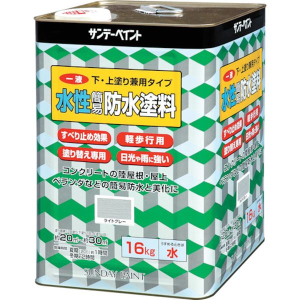 ・専用プライマー不要の一液タイプで取扱いが簡単です。・アクリルゴムの優れた弾性力と回復力で亀裂によく追従します。・耐候性、耐薬品性、耐水性に優れております。・骨材(硅砂)によるすべり止め効果で雨などで濡れやすい屋上、ベランダに最適です。・コ...