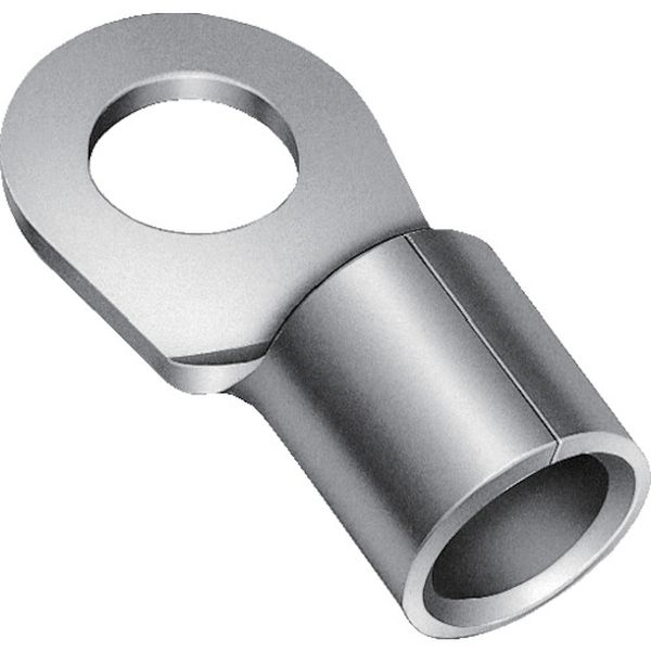 ・接触面(舌部)が丸く、ねじ固定用の取り付け穴がある裸圧着端子です。・軟銅のより線または、単線の電線を接続するために使用します。・電線抱合範囲 単線(mm)：2.89〜3.65・電線抱合範囲 より線(［［MM2］］)：6.64〜10.52・...