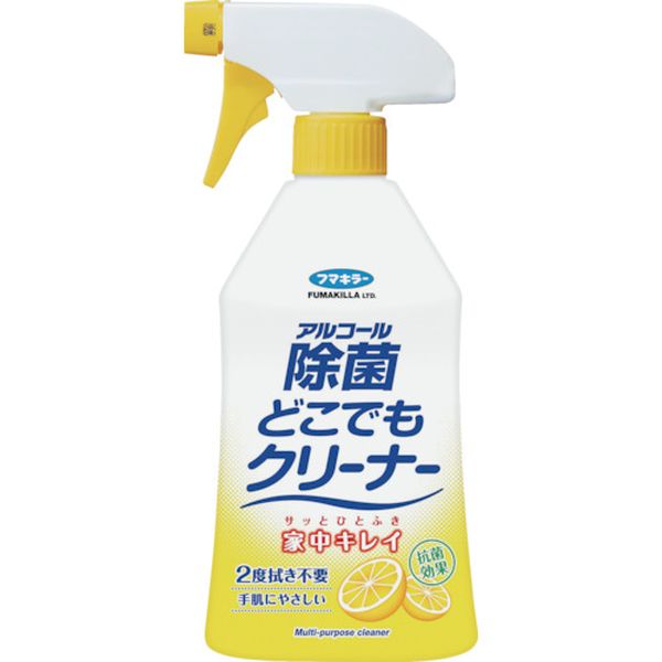 ・キッチンの油汚れや食べこぼし、ドアノブの手あか、リビングのヤニ汚れなど家中の汚れを落とします。・天然発酵アルコールとアルカリ電解水で洗浄、除菌します。・2度拭き不要で、ベタつきも残りません。・アルコール除菌。・タイプ：スプレー・容量(ml...