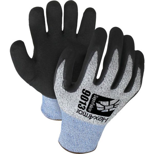 ・黒色の発泡ニトリルコーティングがグリップ性や耐摩耗性を向上させ、油膜状況でも卓越したグリップ性を提供します。・外生地手の甲は、レベル4の耐切創性で保護し、トップレベルの柔軟性と快適さを提供します。・高性能ポリエチレンとガラス繊維のブレンド...