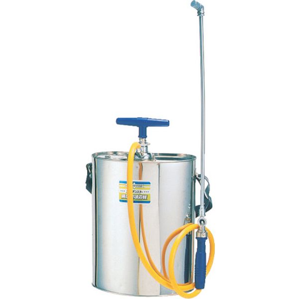 ・ステンレス製のタンクなのでサビにくく薬液にも強いです。・半自動タイプで軽く、数回の圧力で噴霧します。・小型の肩掛式なので重さも苦にならず能率的です。・庭木の殺虫、消毒に。・園芸用、観賞用植物の散水、殺虫、雑菌剤の散布に。・容量(L)：10...