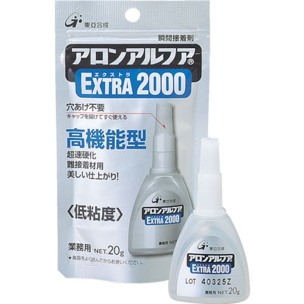 ・硬化した接着剤が白濁せず、仕上がりがきれいです。・超速硬化タイプです。・難接着素材用です。・A-PET、EPDM、FRP、ポリアセタールなどの難接着材料の接着。・浸透接着ができます。・色：透明・容量(g)：20・固着時間(23℃)：1秒・...