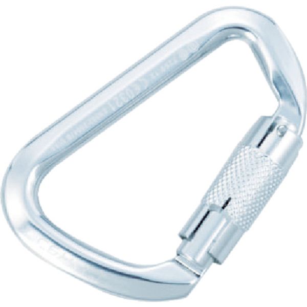 ・安全環付です。・アルミ製の変形D型カラビナです。・ツイストロック式安全環付です。・建設現場・工場などの高所作業で。・アウトドアスポーツなどでの墜落防止対策に。・荷物の吊り上げ、結束などに。・幅(mm)：112・長さ(mm)：22・使用荷重...